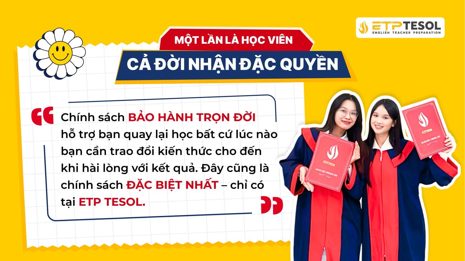 ĐÀO TẠO CHỨNG CHỈ TESOL VÀ TEFL QUỐC TẾ - ETP TESOL